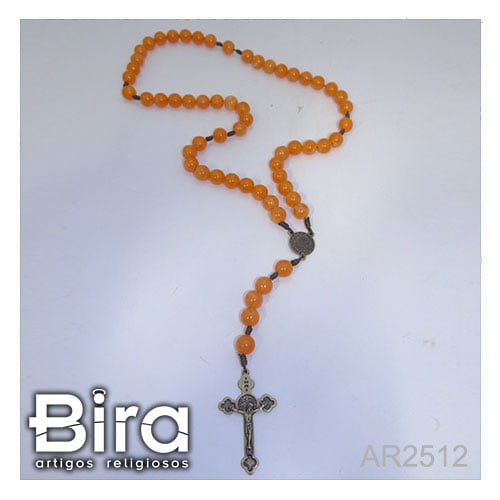 Terço Acrílico São Bento Colorido - 10mm - Cód. AR2512 - Bira Artigos ...